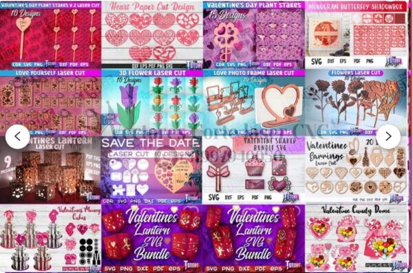 Super Huge Valentines Day Mega Bundle – Tu bunker de Vectores y más