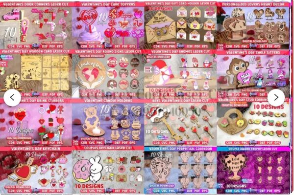 Super Huge Valentines Day Mega Bundle – Tu bunker de Vectores y más