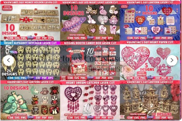 Super Huge Valentines Day Mega Bundle – Tu bunker de Vectores y más