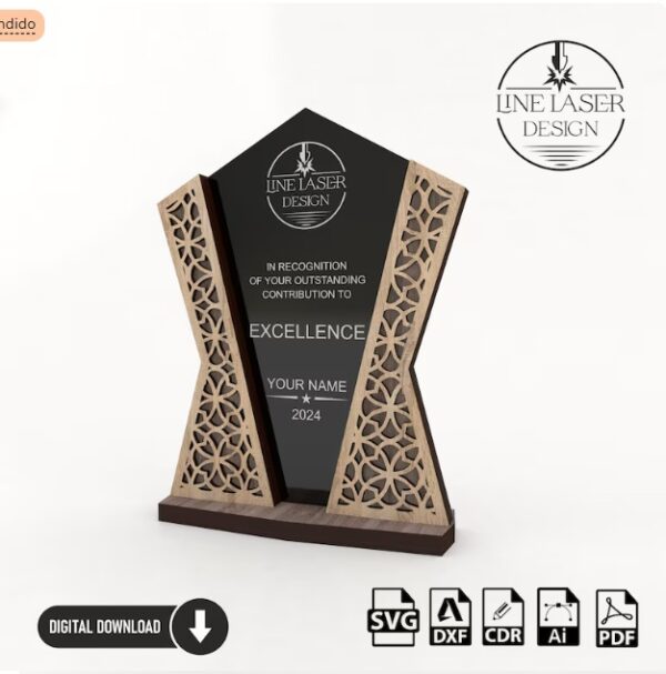 Pack de Trofeos de Reconocimiento – Vector para corte láser con 3 ...