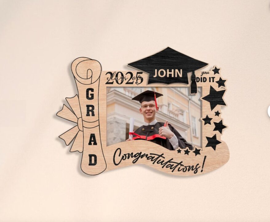 Marcos de graduación personalizados 2025 para corte láser – Tu bunker ...