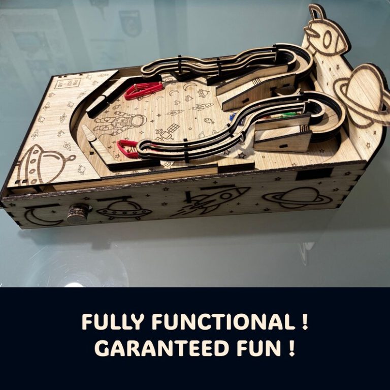 Space Pinball – Máquina de Pinball Espacial para Corte Láser – Tu ...