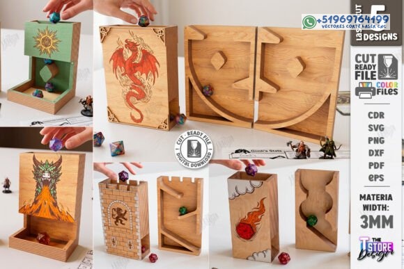 Torre de Dados 3D para Juegos de Rol en Corte Láser – Tu bunker de ...