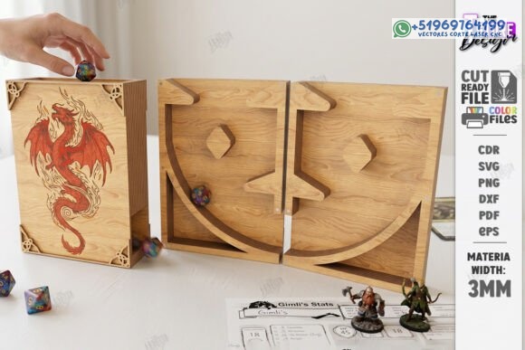 Torre de Dados 3D para Juegos de Rol en Corte Láser – Tu bunker de ...